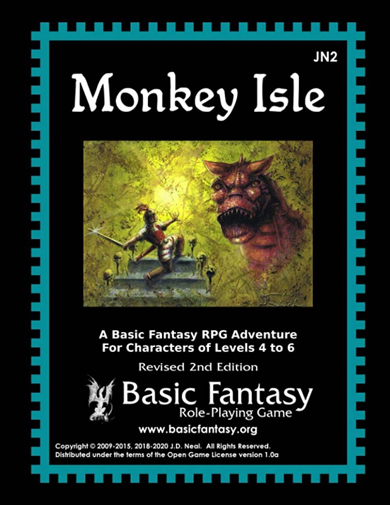 Tabletop RPG Review: Monkey Isle – Matthew J. Constantine